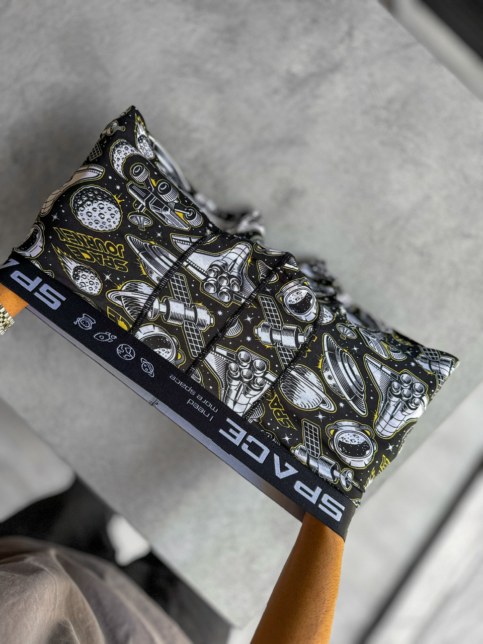 شورت مردانه پادار طرح دار SPACE برند Yashen